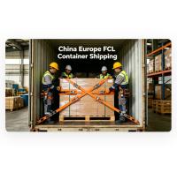 China Sea Freight China To Europe FCL Container Shipping for General Cargo for sale