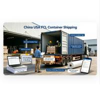 China Full Container Load FCL Sea Freight From China To USA Factory Direct FCL Loading for sale