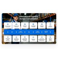China Europe Consolidation Shipping Services For Financial Stability Economic Integration for sale