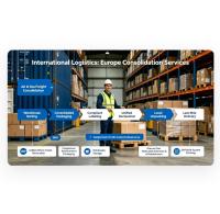 China Europe Consolidation Shipping Services For Financial Stability Economic Integration for sale