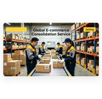 China Global E Commerce Consolidation Service Fast Delivery Cost Effective Shipping Worldwide Coverage for sale