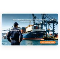 China DDP Shipping to Mexico Oversized Heavy Cargo Sea Shipping with Inland Truck / Courier Door Delivery for sale