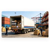 China Truck Transport Shipping to UK DDP Logistics For Oversized Battery Liquid Special Cargo for sale