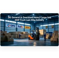 China DDP Sea Freight Shipping to Germany Truck Last Mile Delivery For Oversized Heavy Cargo for sale