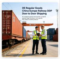 China Regular Goods DDP Door To Door Shipping China To Europe Railway Transport Service for sale