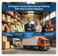 China Regular Goods DDP Door To Door Shipping China To Europe Railway Transport Service for sale