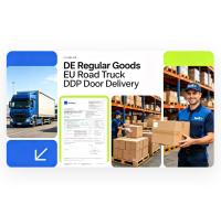 China DDP Shipping to EU Door Delivery Service Truck transport For Regular Goods for sale
