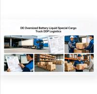 China DDP Logistics Shipping To Germany Truck Delivery Service For Oversized Battery Liquid Cargo for sale