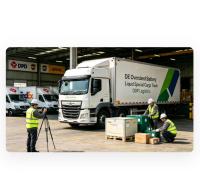 China DDP Logistics Shipping To Germany Truck Delivery Service For Oversized Battery Liquid Cargo for sale