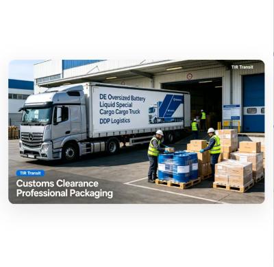 China DDP Logistics Shipping To Germany Truck Delivery Service For Oversized Battery Liquid Cargo for sale