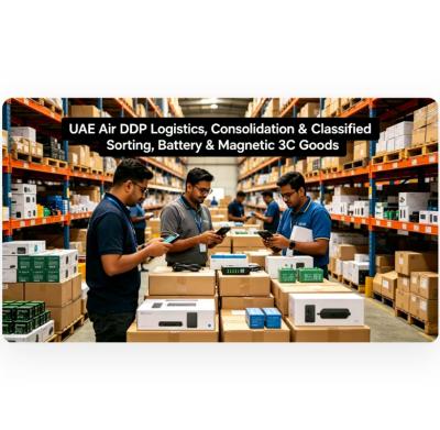 China UAE Battery Magnetic 3C Goods Air DDP Logistics Service For Secure Shipping for sale