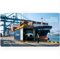 China UAE FCL / Oversized Heavy Cargo Sea DDP Shipping Truck Last Mile Delivery for sale