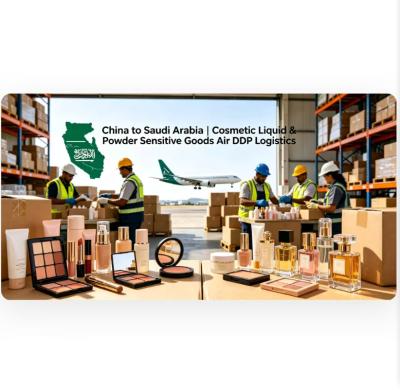 China DDP Door To Door Shipping To Saudi Arabia For Cosmetic Liquid / Powder Sensitive Goods for sale