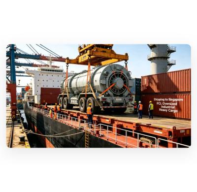 China FCL Oversized Cargo Delivery To Singapore With DDP Truck Transport for sale
