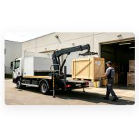 China Pallet Oversized Heavy Goods Land Transport Logistics DDP Flatbed Truck Last Mile Delivery for sale