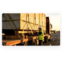China Pallet Oversized Heavy Goods Land Transport Logistics DDP Flatbed Truck Last Mile Delivery for sale