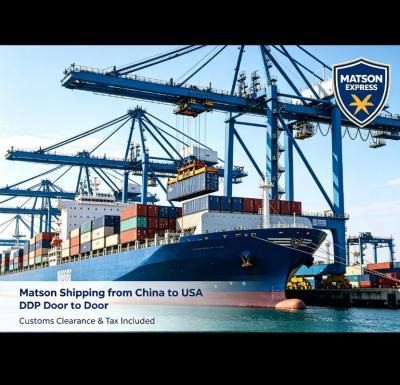 China Matson Shipping from China to USA with DDP Shipping Services for sale