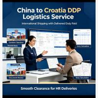 China China to Croatia DDP Logistics Service for International Shipping with Delivered Duty Paid for sale