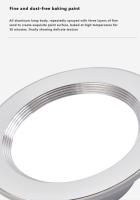 China Aluminum Housing LED Down Light 4000K 5.5W White Die Casting 2.5 Inch Hole Cutting for sale