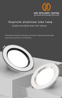 China Aluminum Housing LED Down Light 4000K 5.5W White Die Casting 2.5 Inch Hole Cutting for sale