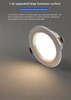 China Aluminum Housing LED Down Light 4000K 5.5W White Die Casting 2.5 Inch Hole Cutting for sale