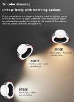 China Deep Anti Glare Dimmable LED Down Light 6500K 6.5W Round LED Downlight for sale