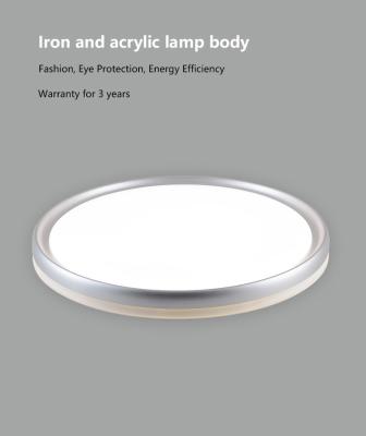 China Tri Color LED Ceiling Light 48W Round Ceiling Lights For Living Room for sale