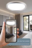 China Tri Color LED Ceiling Light 48W Round Ceiling Lights For Living Room for sale