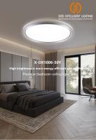 China Tri Color LED Ceiling Light 48W Round Ceiling Lights For Living Room for sale