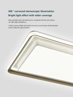 China NEW Indoor Livingroom LED Ceiling Light LED Panel Lamp 3 Colors Indoor Downlight Bedroom Ceiling Lights for sale