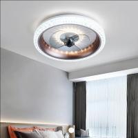 China 80W 500mm Dimmable Ceiling Fan With Light High Bright Air Cooler for sale