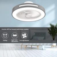 China Home Commercial LED Fan Lights 96W 600mm Ceiling Fan With Light for sale