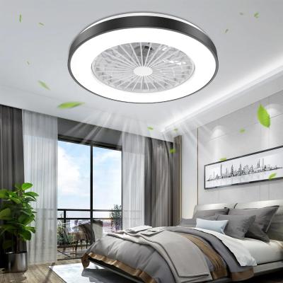 China 75W 6600mm Ceiling Fan Adjustable Brightness Air Cooler Dining Room Ceiling Fans With Lights for sale