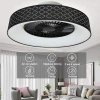 China 70W 570mm LED Fan Lights Adjustable Brightness Easy Installation For Bedroom for sale