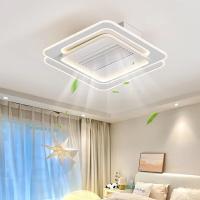 China 115W 550mm Smart LED Fan Lights Rotating Adjustable Brightness for sale