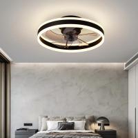 China 100W 500mm Portable LED Fan Lamp , Rotating Ceiling Fan With Light for sale