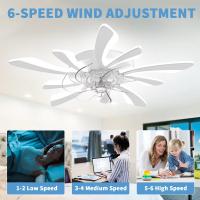 China Multiple Mode LED Fan Lights 80W 500mm Remote Control for Living Room for sale