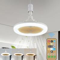 China 20W 250mm LED Fan Lights  USB Power Source Remote Controlled Ceiling Fans With Lights for sale