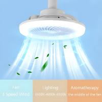 China 20W 250mm LED Fan Lights  USB Power Source Remote Controlled Ceiling Fans With Lights for sale