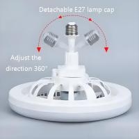 China 20W 250mm LED Fan Lights  USB Power Source Remote Controlled Ceiling Fans With Lights for sale