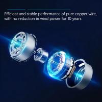 China Energy Saving Modern LED Ceiling Fan 36W 650mm Leaf Ceiling Fan With Light for sale