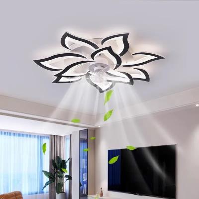 China 60W 400mm LED Ceiling Chandelier Modern Bedroom Ceiling Fans With Lights for sale