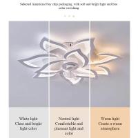 China 60W 400mm LED Ceiling Chandelier Modern Bedroom Ceiling Fans With Lights for sale