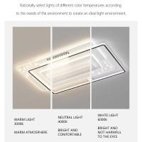 China 128W Full Spectrum Eye Protection Leafless LED Ceiling Fan Light For Dining Room for sale