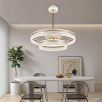 China Indoor LED Fan Lights 240W 600mm High Speed Ceiling Fan With Light Chandelier for sale