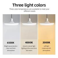 China Plastic Body 12W 20W 30W 40W 50W LED Lamp E26 E27 UFO LED BULB 6500K for sale
