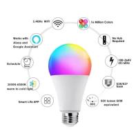 China Energy Saving Smart LED Bulb Light App Control RGB Matter Light Bulbs for sale