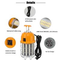 China Yellow 150W 100W Temporary Construction Work Lights  165*323mm for sale