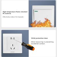 China Southeast Asia Middleeast Standard Wall Switches Socket G1 Light Switching Power Supply 220V for Home for sale