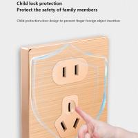 China V6 Luxury UK EU 1/2/3/4 Gang on off Switch Push Button Doorbell Water Heater AC Wall Light Switch Socket for sale
